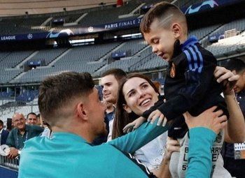 Benicio, el hijo de Fede Valverde, ya prepara los mejores mates
