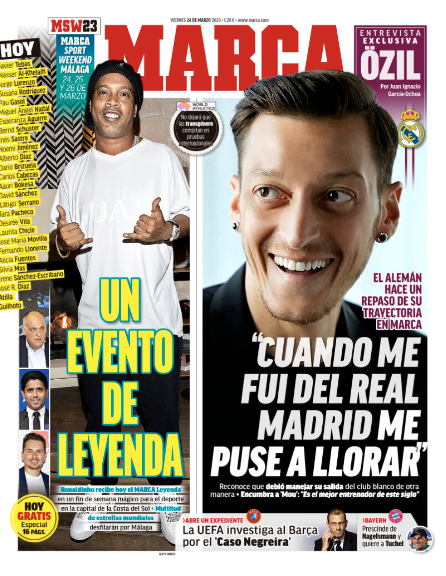 Portadas de hoy de la prensa deportiva, 24 de marzo