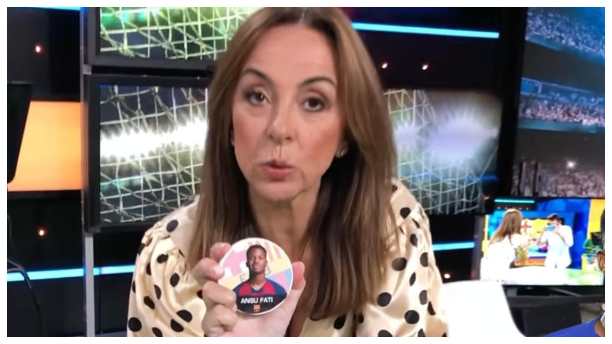 Carme Barceló como nunca la habías visto: encendida por Ansu Fati