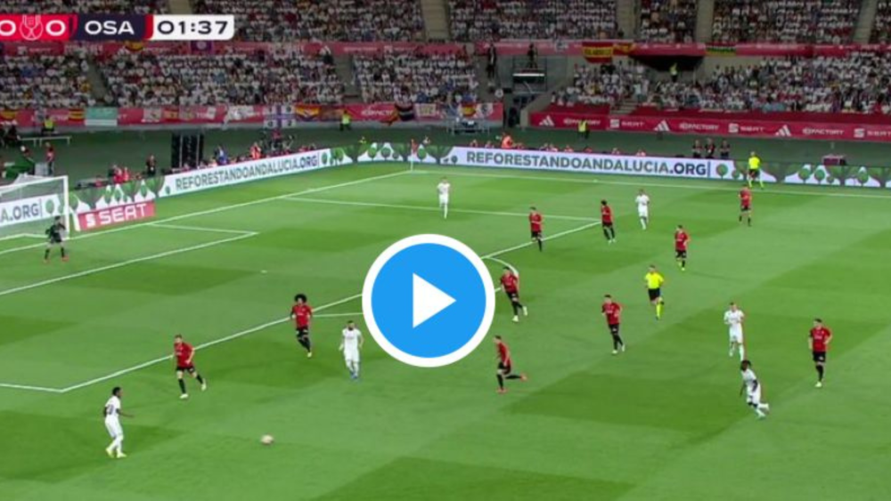 Vinicius fabrica un golazo en el primer minuto: vean el recurso de estrella mundial