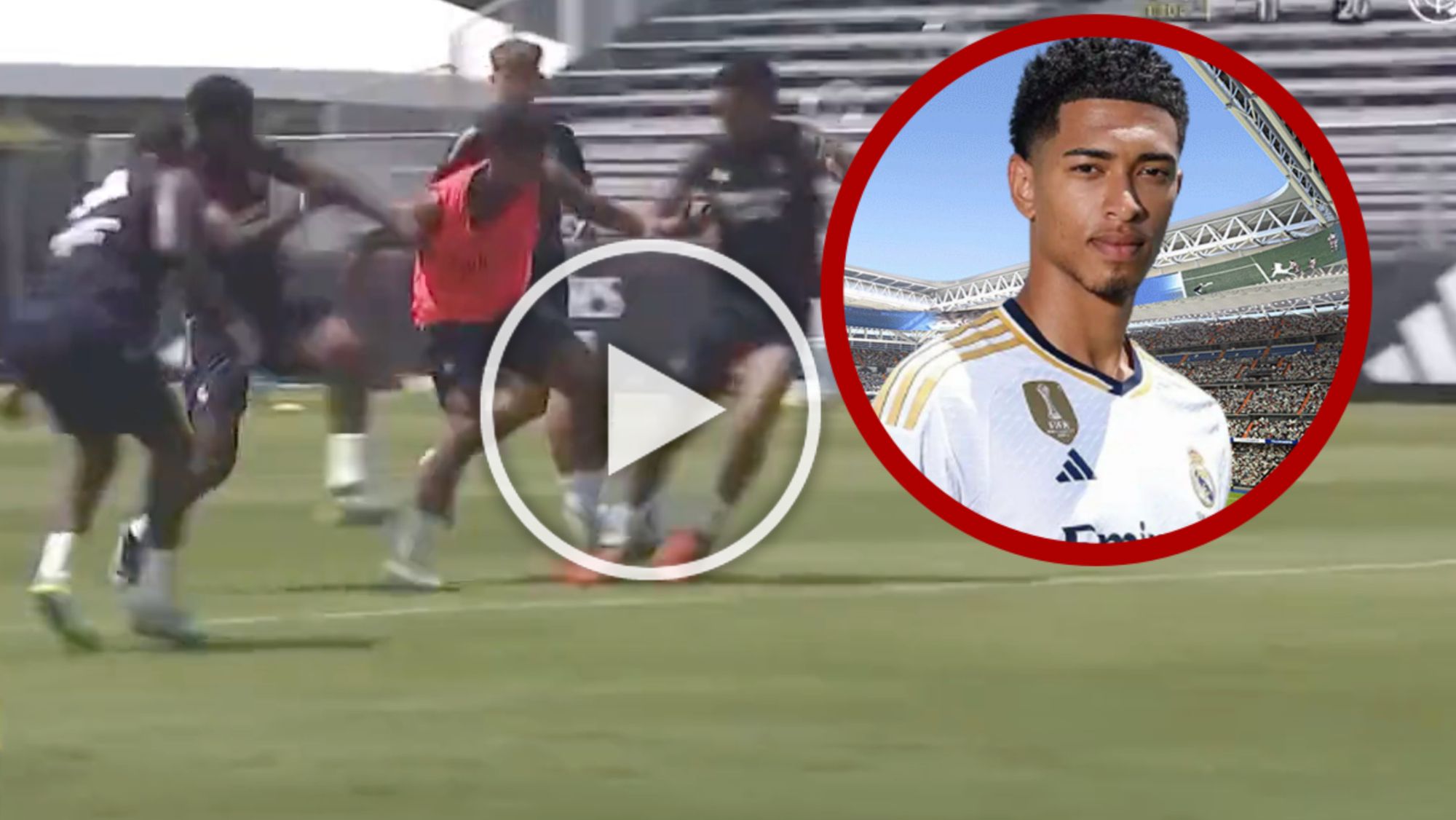 El golazo de Bellingham que ya es viral en redes: regatea a todos y ...