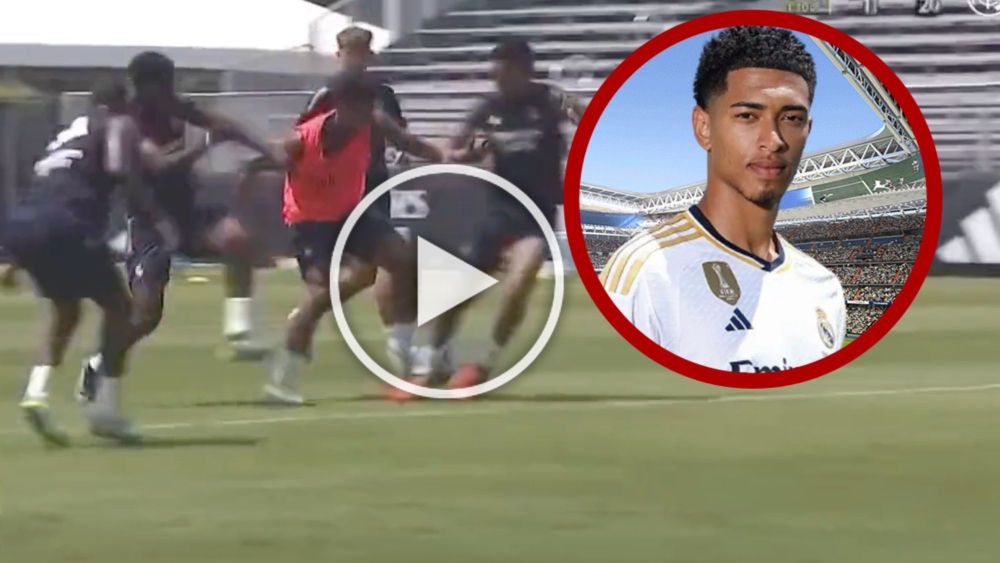 El golazo de Bellingham que ya es viral en redes: regatea a todos y ...