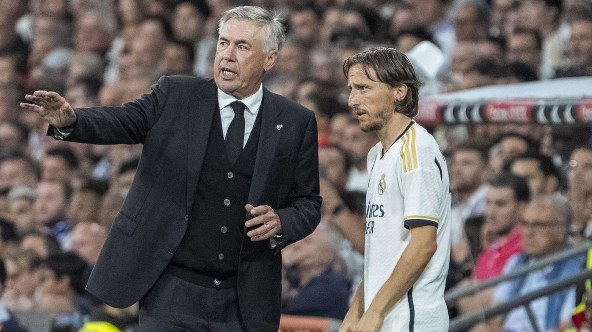 Modric se fue a su despacho y Ancelotti ya sabe lo que se siente: "Es c..."