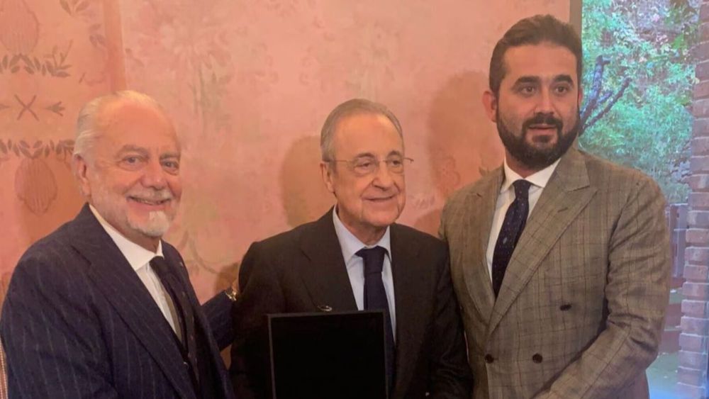 Desvelan el jugador del Real Madrid por el que preguntó el presidente del Nápoles a Florentino