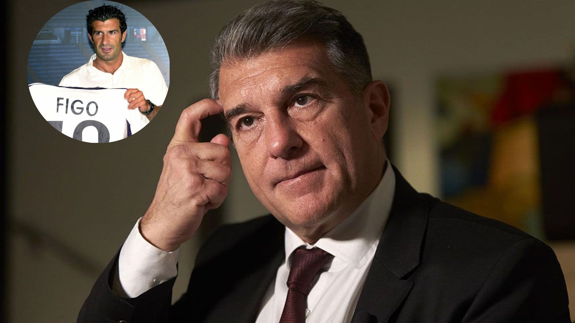 El nuevo caso Figo que preocupa a Laporta y el Real Madrid puede dejar ...