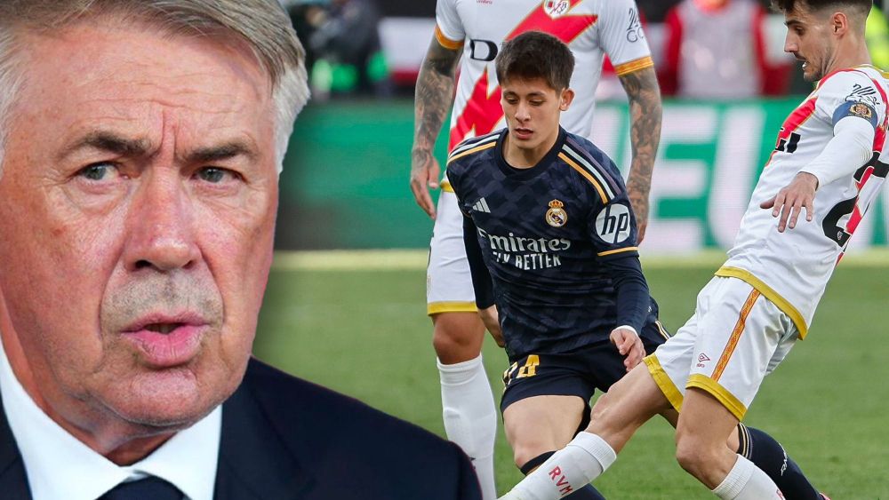 Arda Güler, K.O y Ancelotti se lo dijo caliente tras el partido contra el Rayo: "Tienes q..."