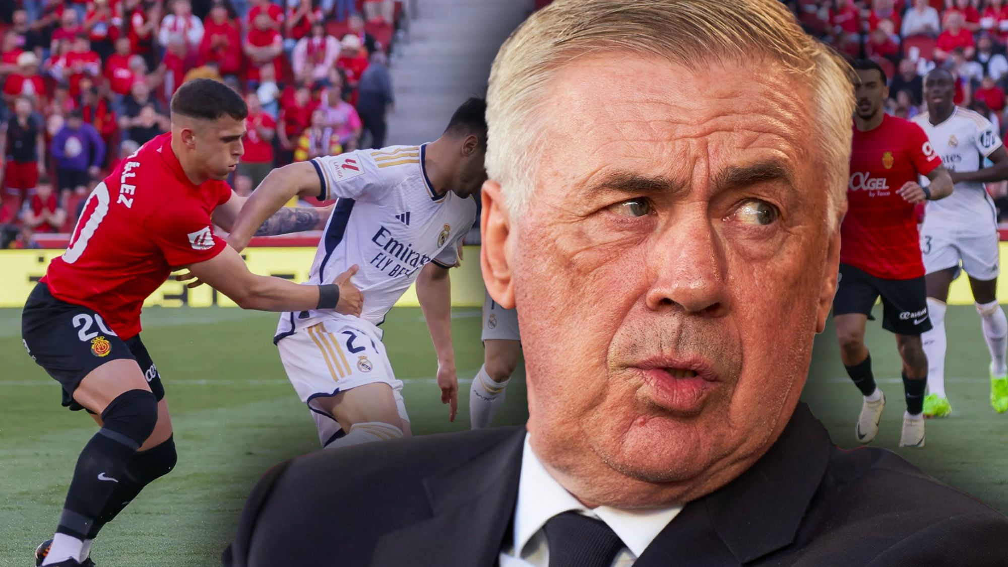 Ancelotti se fue directo a por él y se lo ha dicho claro tras el partido: "Casi..."