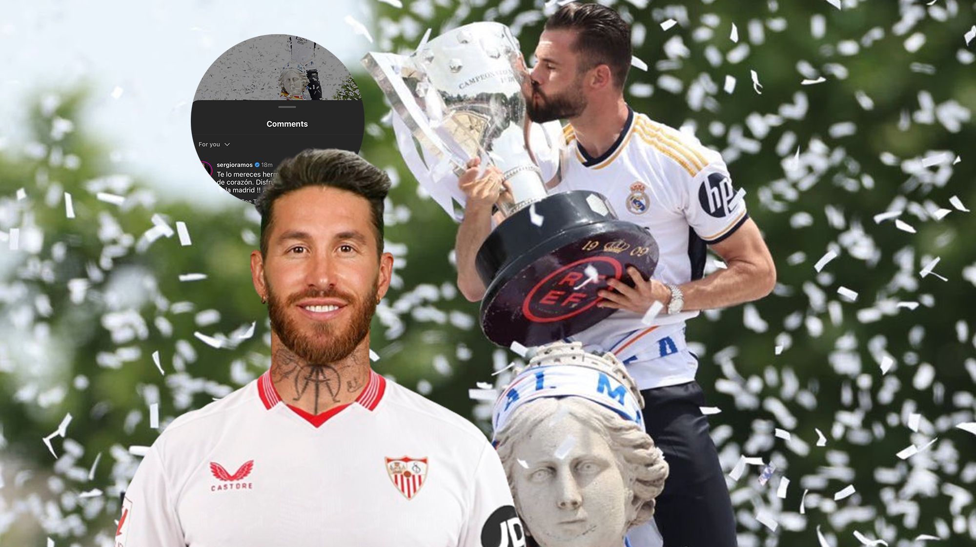 Sergio Ramos se acuerda del Real Madrid y lanza un mensaje a Nacho ...