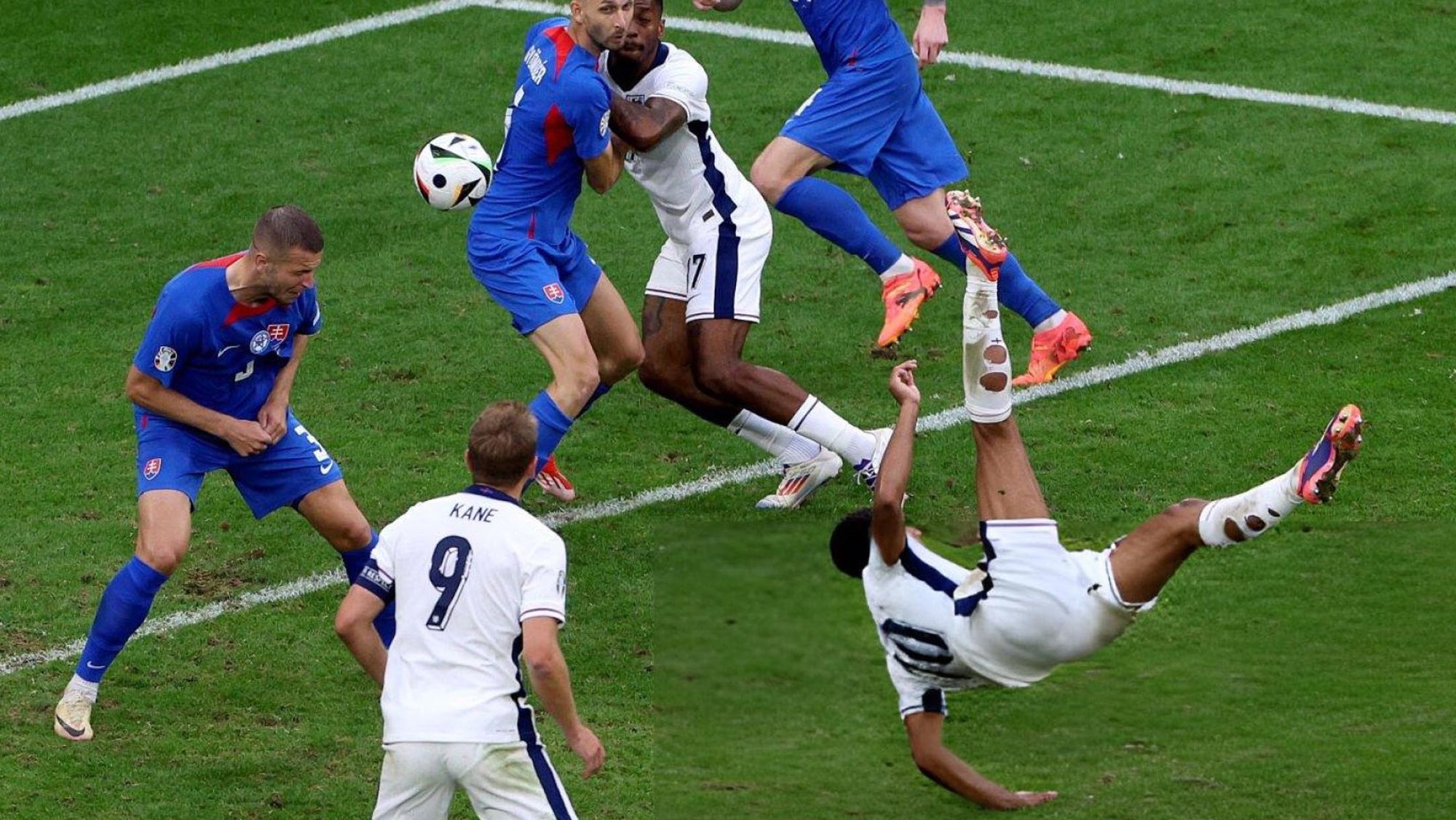 Jude Bellingham mete uno de los goles del año para salvar a Inglaterra