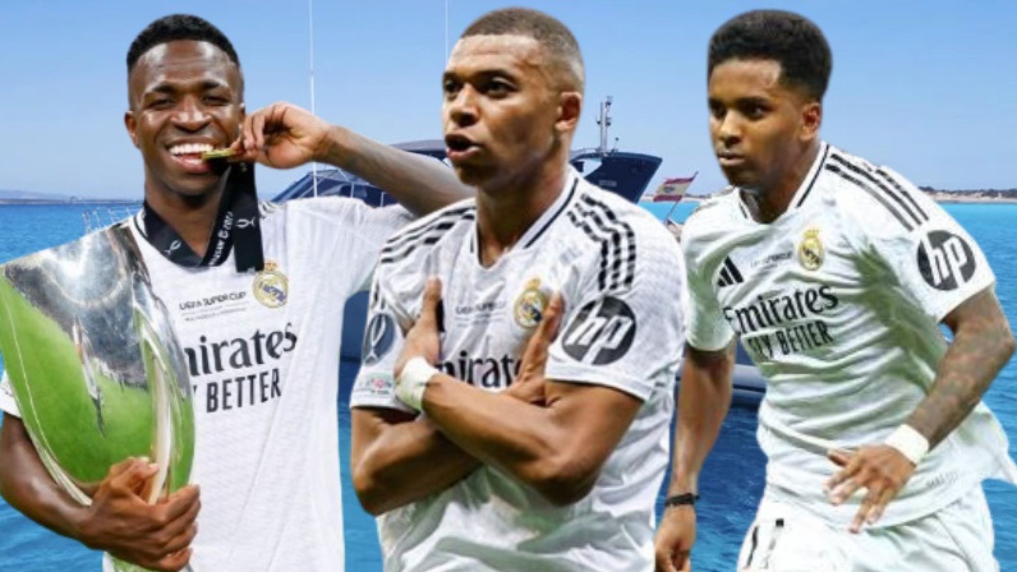 Escapada de lujo: Mbappé, Vinicius y Rodrygo hacen piña tras el ...