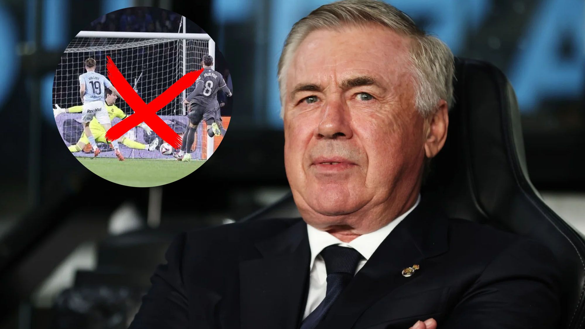 Ancelotti lo confiesa: el jugador que ha salvado al Madrid en Vigo: no es Courtois