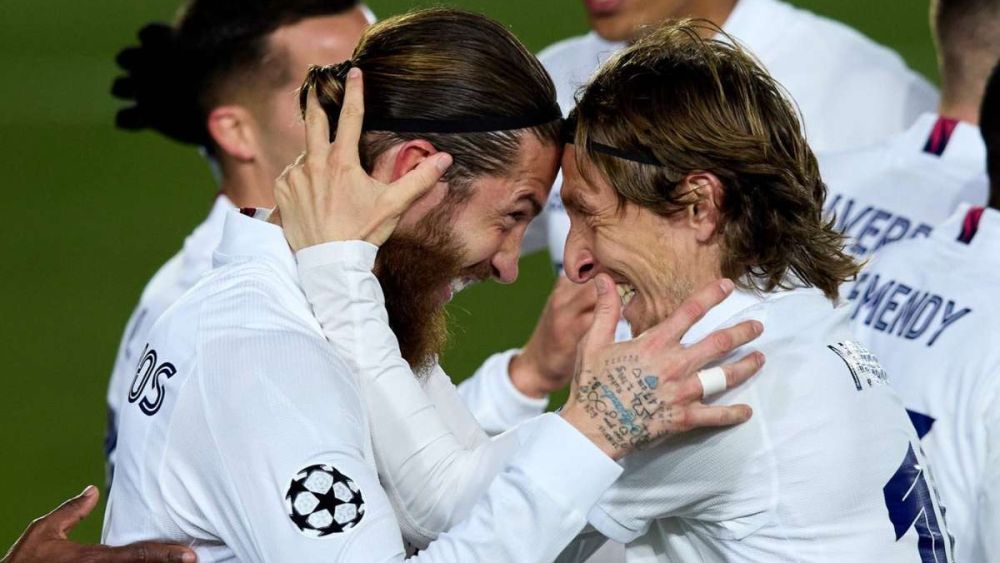El gesto de Sergio Ramos con Luka Modric para su despedida del Bernabéu ...