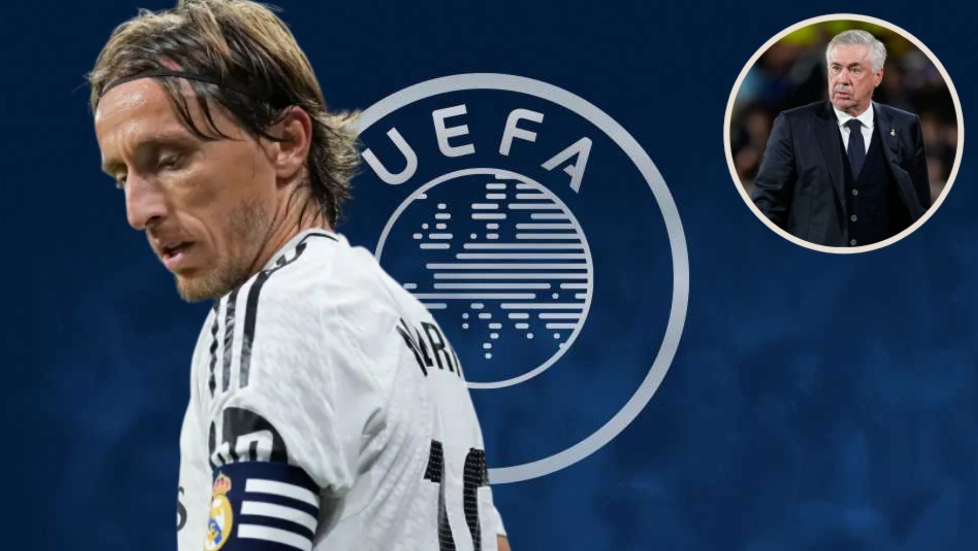 Un grave error de la UEFA deja a Ancelotti sin Luka Modric: se confirma la mala noticia