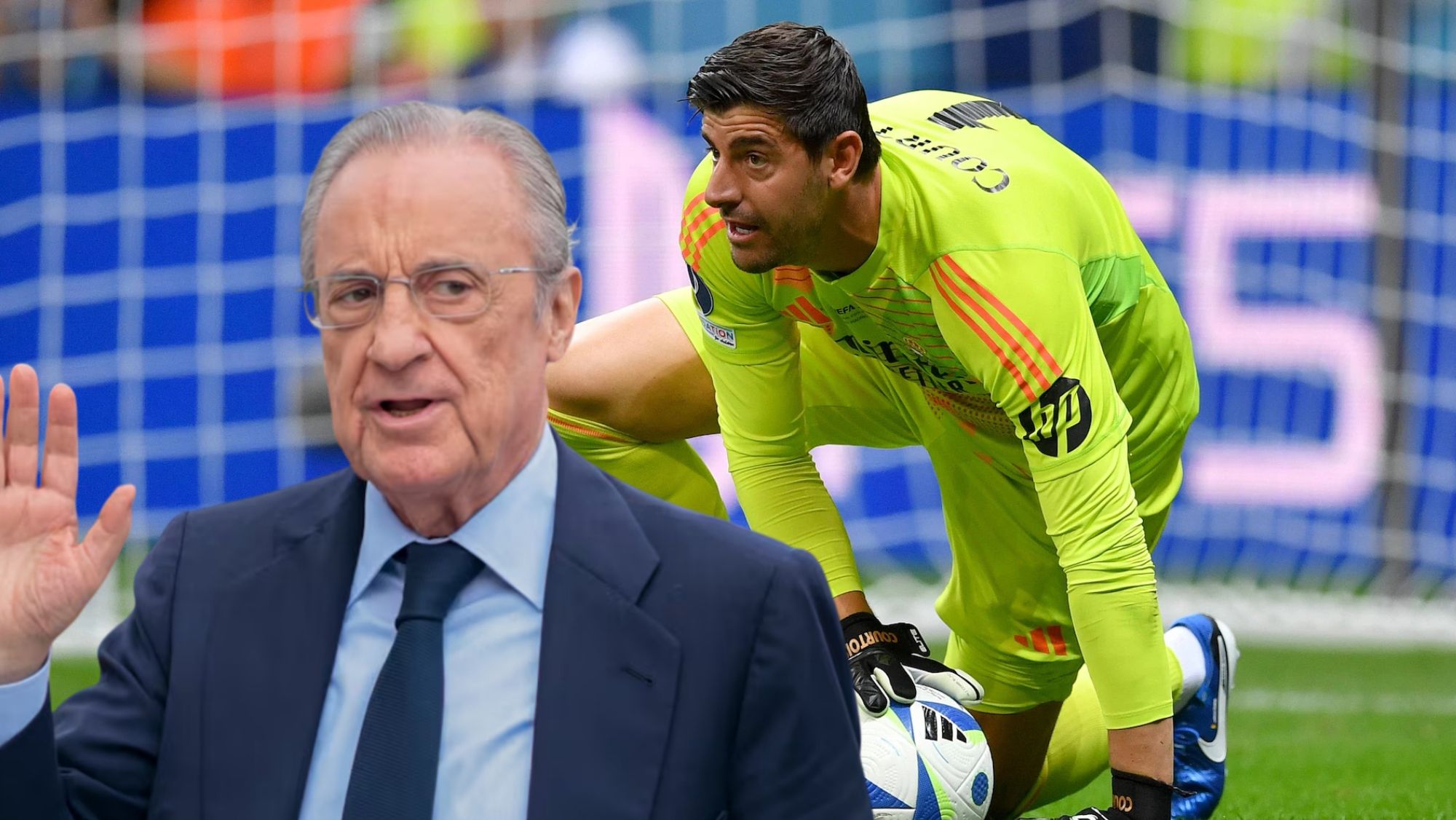 Florentino zanja por la vía rápida el caso Courtois tras la llamada de ...