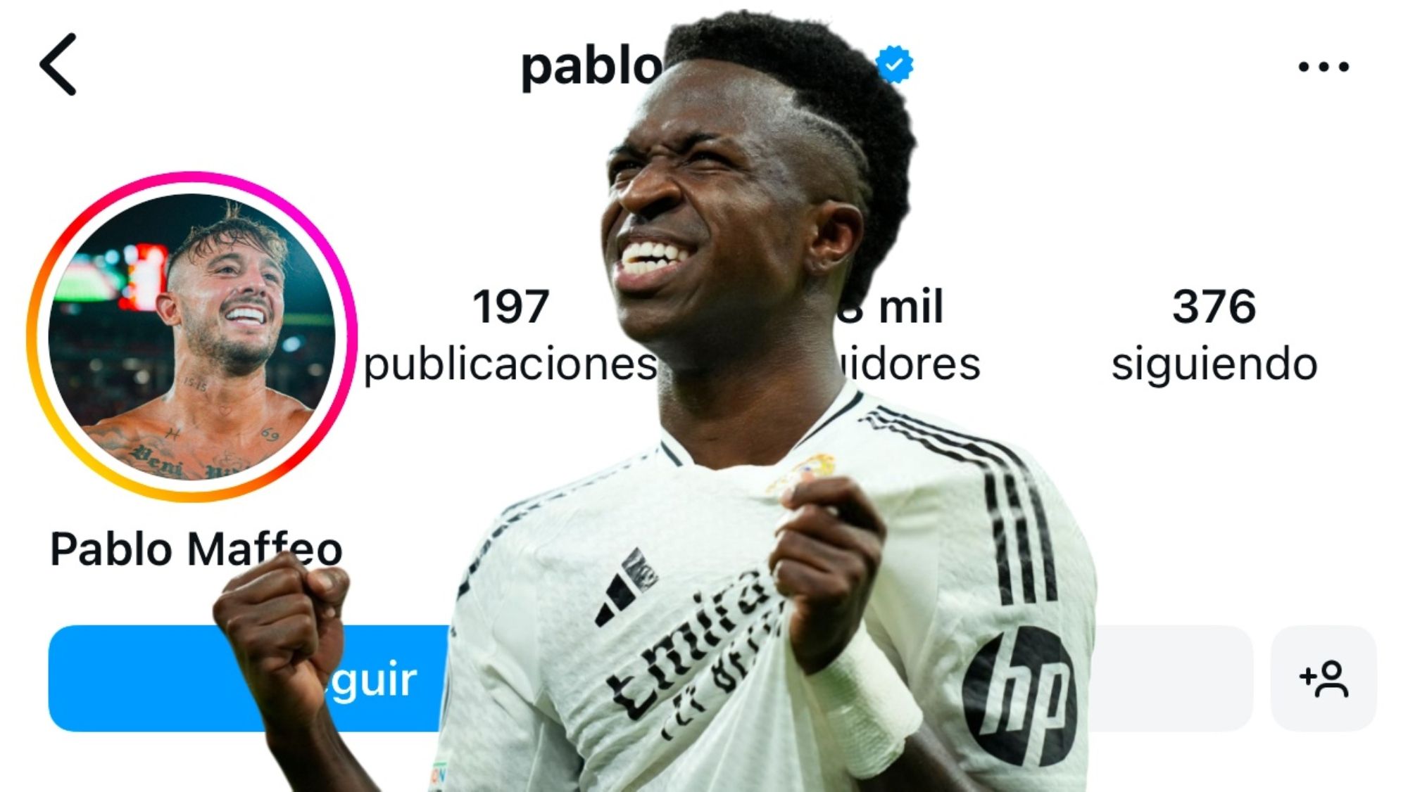 La respuesta de Vinicius a Maffeo, el jugador del Mallorca se ríe por ...