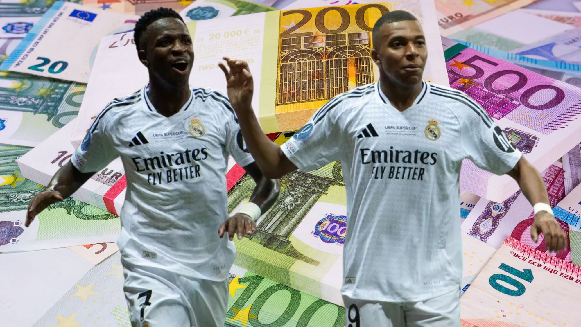 El lugar que ocupan Mbappé y Vinicius en la lista de los 100 atletas ...