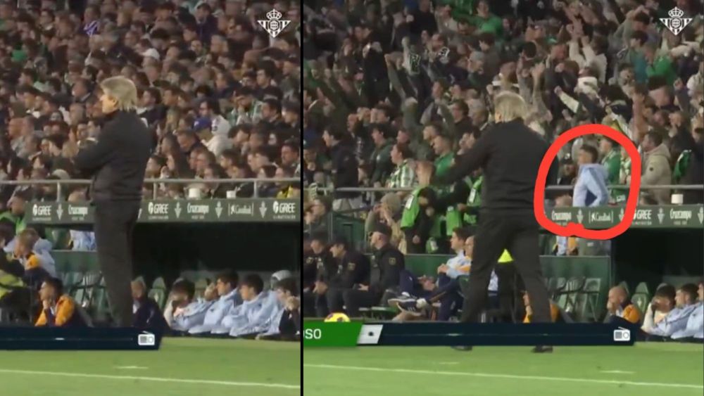 El gesto de Ceballos tras el gol del Betis al Real Madrid que se ha ...