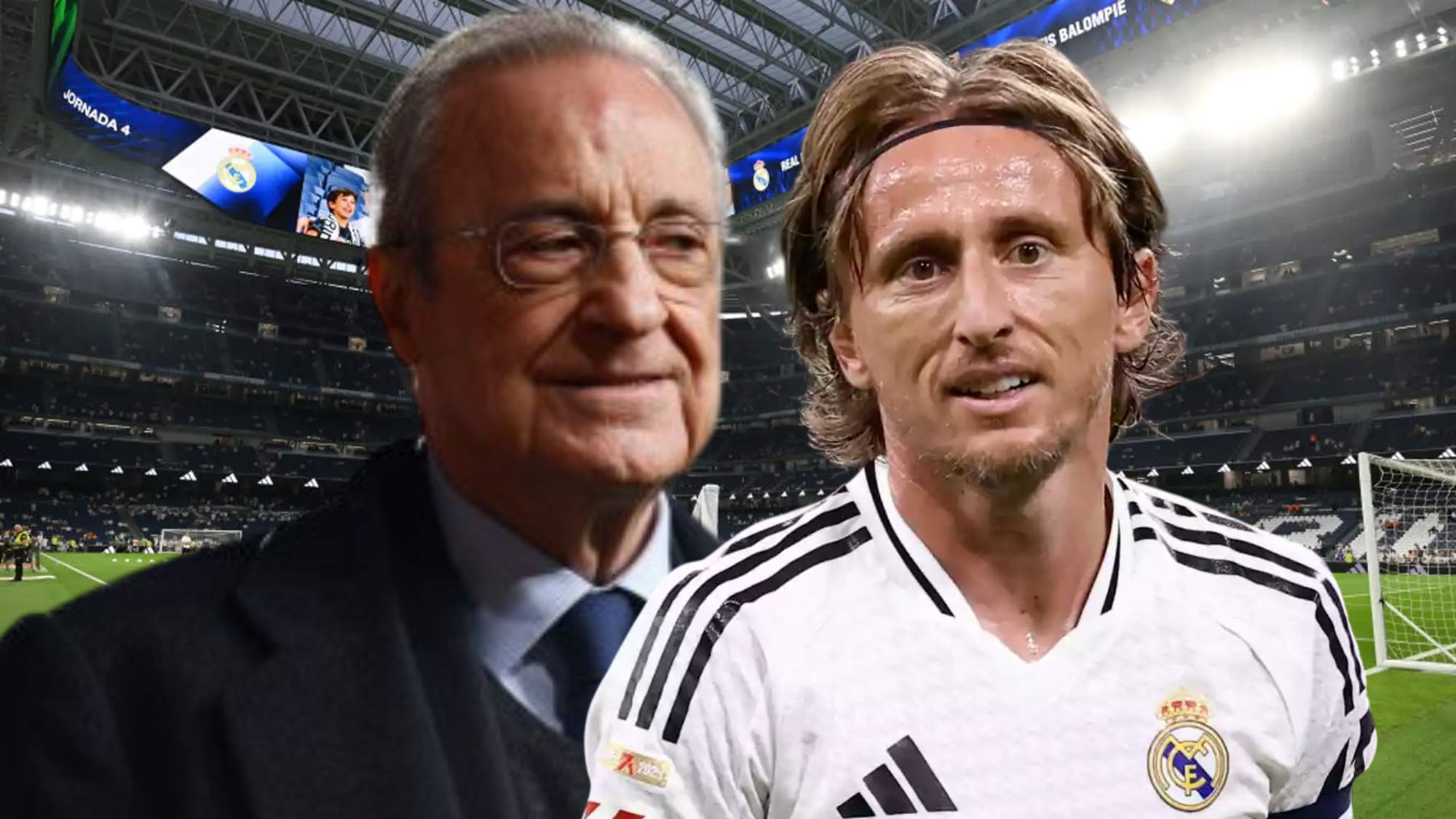 La letra pequeña en la renovación de Modric con el Madrid, Florentino se lo promete