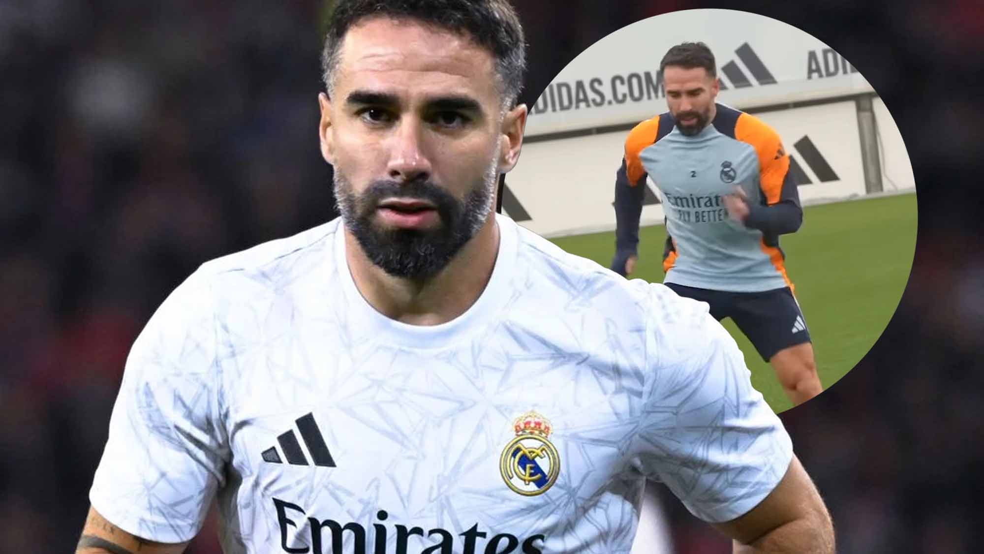 La confesión de Carvajal, emocionado tras volver a pisar césped después ...