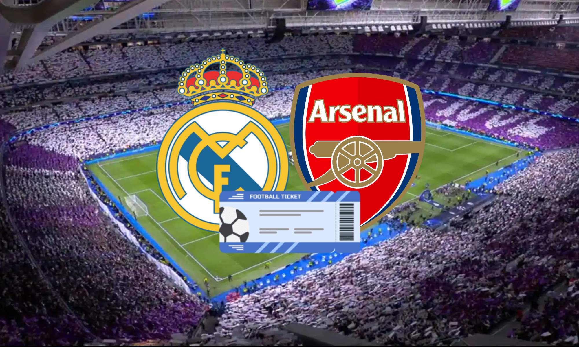 Entradas Real Madrid - Arsenal: cuánto cuestan, precio y dónde comprarlas
