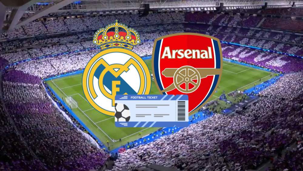 Entradas Real Madrid - Arsenal: cuánto cuestan, precio y dónde comprarlas