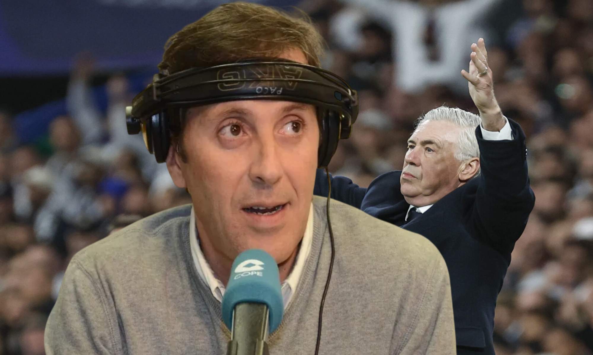 Paco González anuncia la destitución de Ancelotti tras la eliminación en Champions