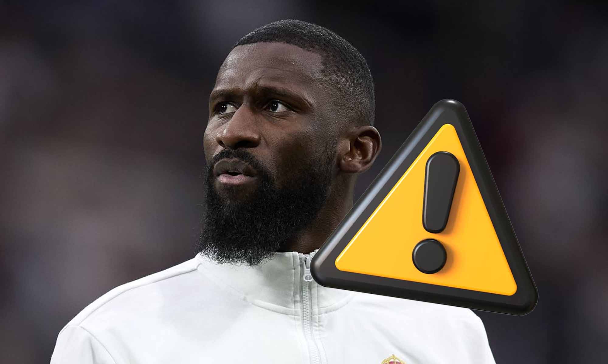 Rüdiger, en riesgo de sufrir una lesión grave, Ancelotti lo ha llevado ...