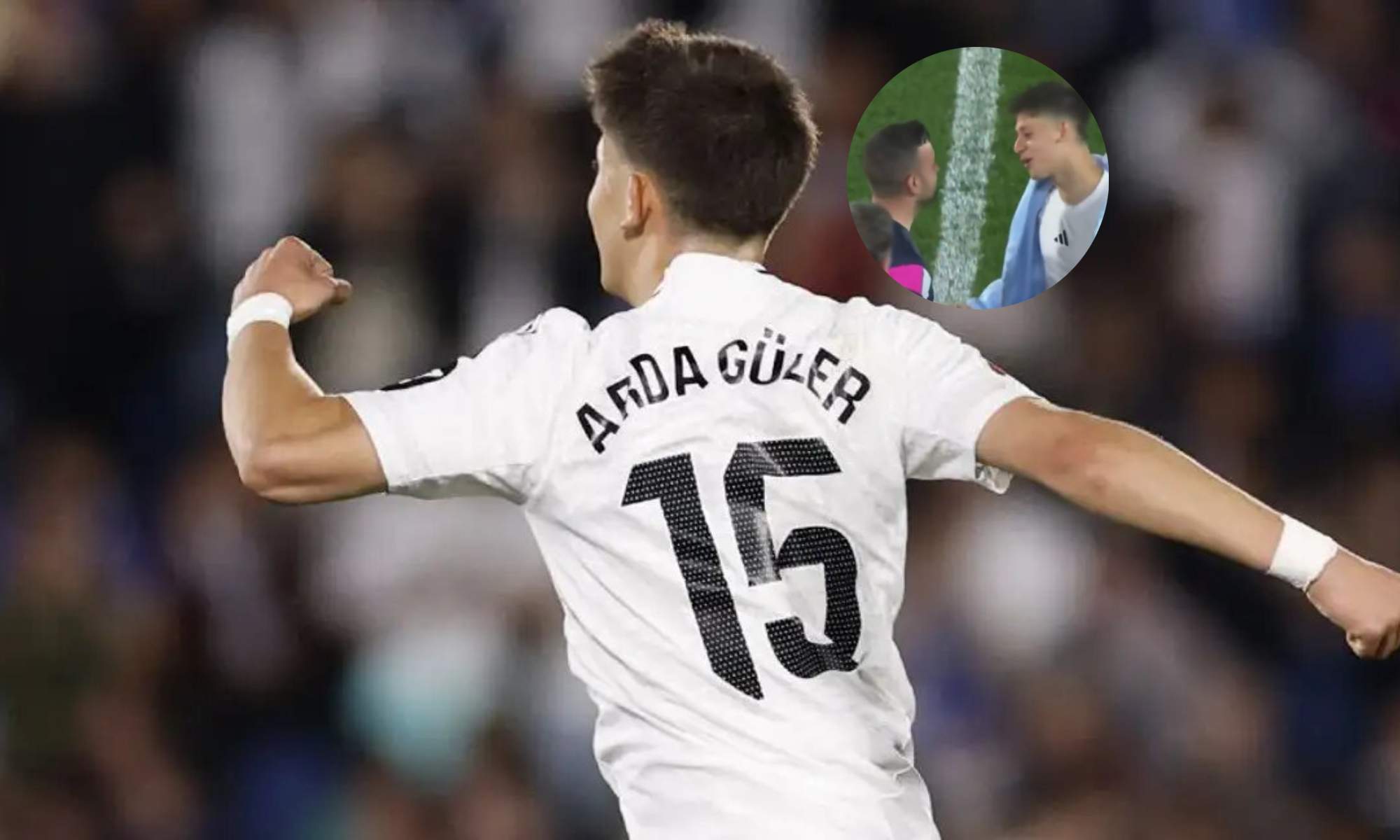 Arda Güler se lo negó tra sel partido a un miembro del Getafe: "Lo ...