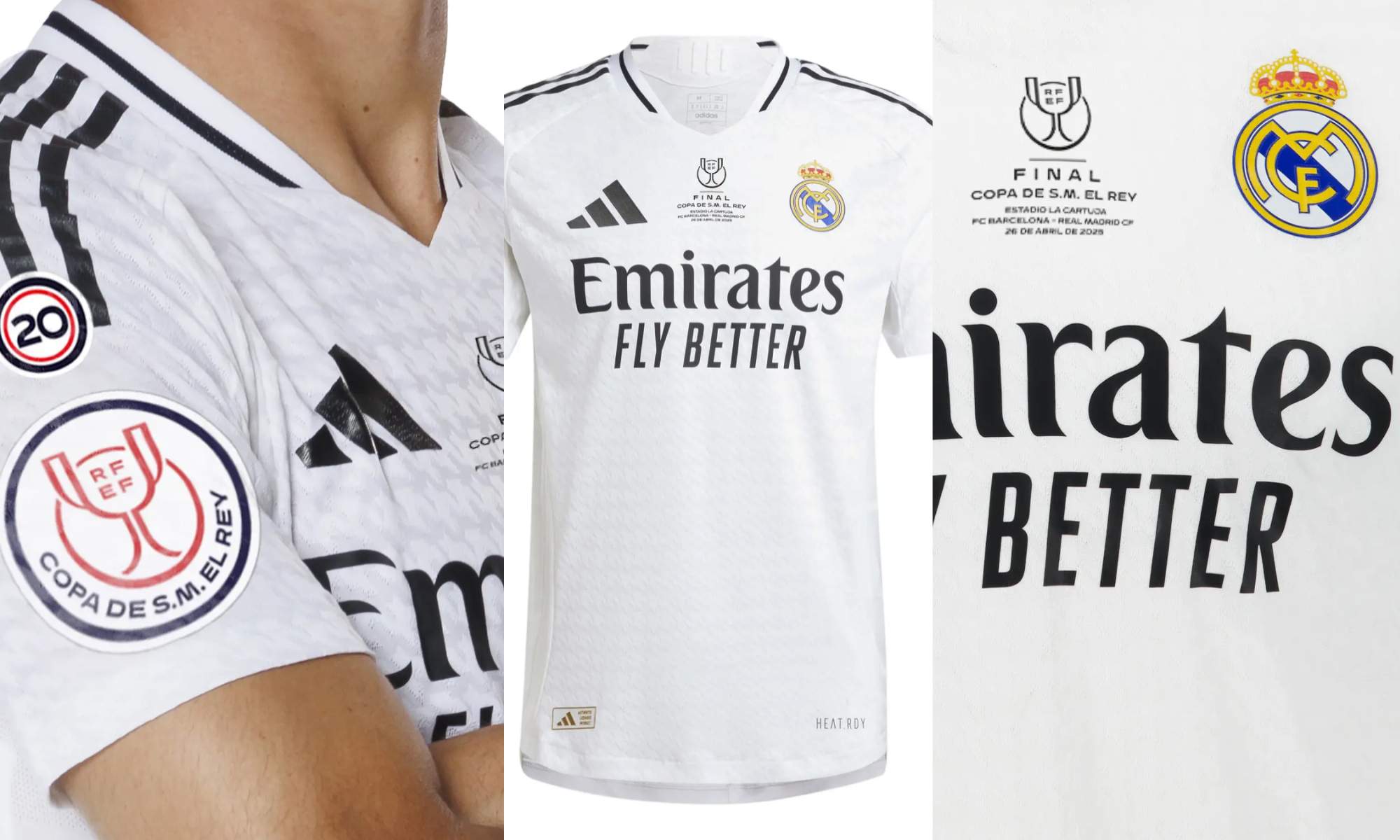 Así es la camiseta que lucirá el Real Madrid en el Clásico de final de ...