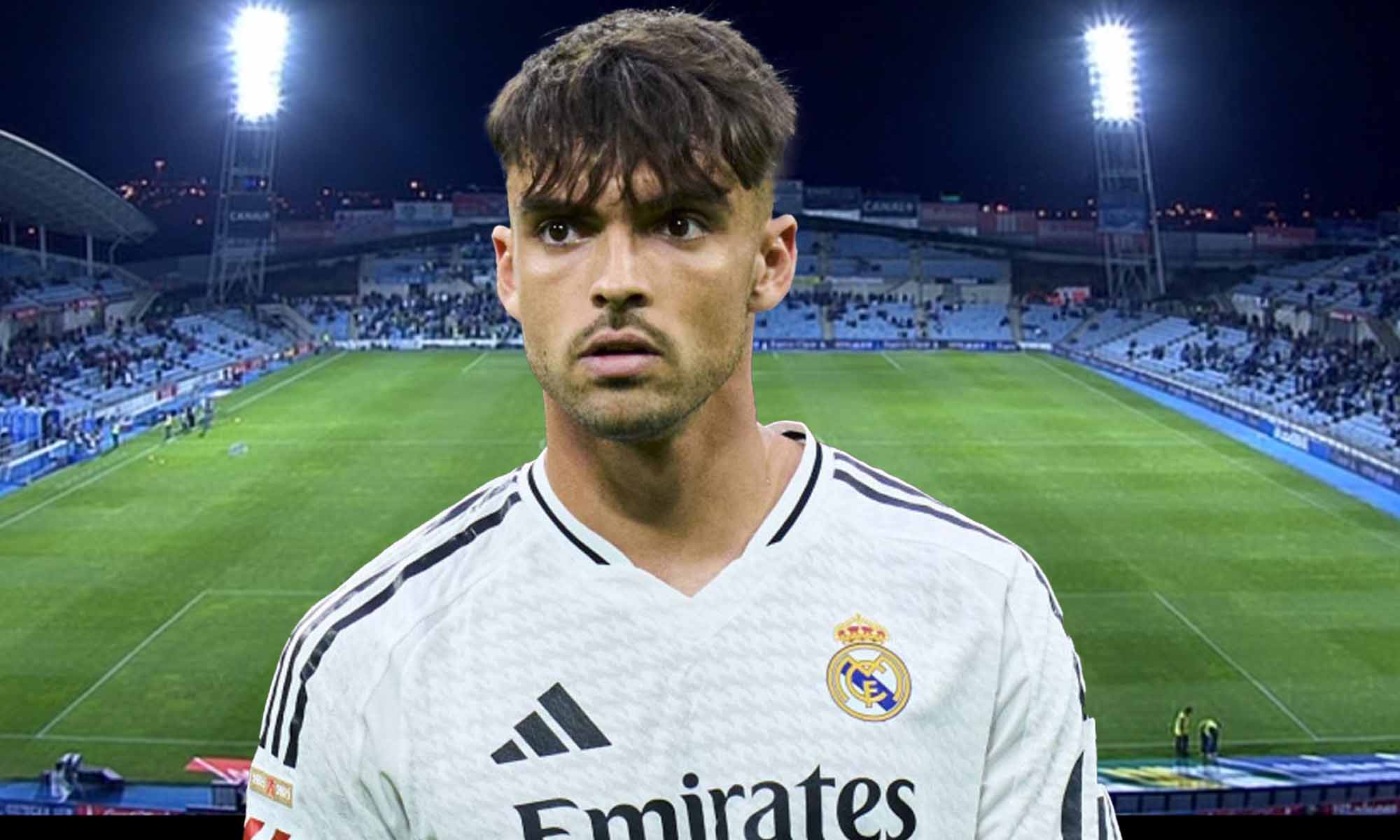 Asencio, cazado por las cámaras, su reacción ante los cánticos del Coliseum