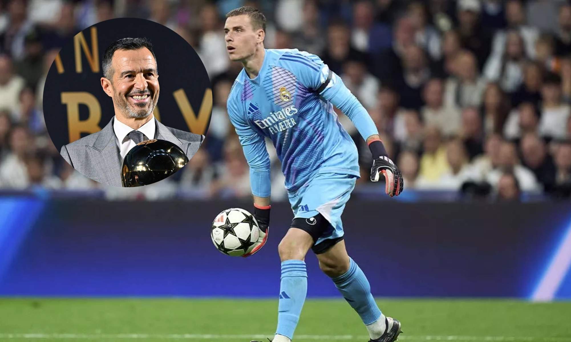 Mendes, a punto de llevarse a Lunin a otro grande de Europa, Florentino ...