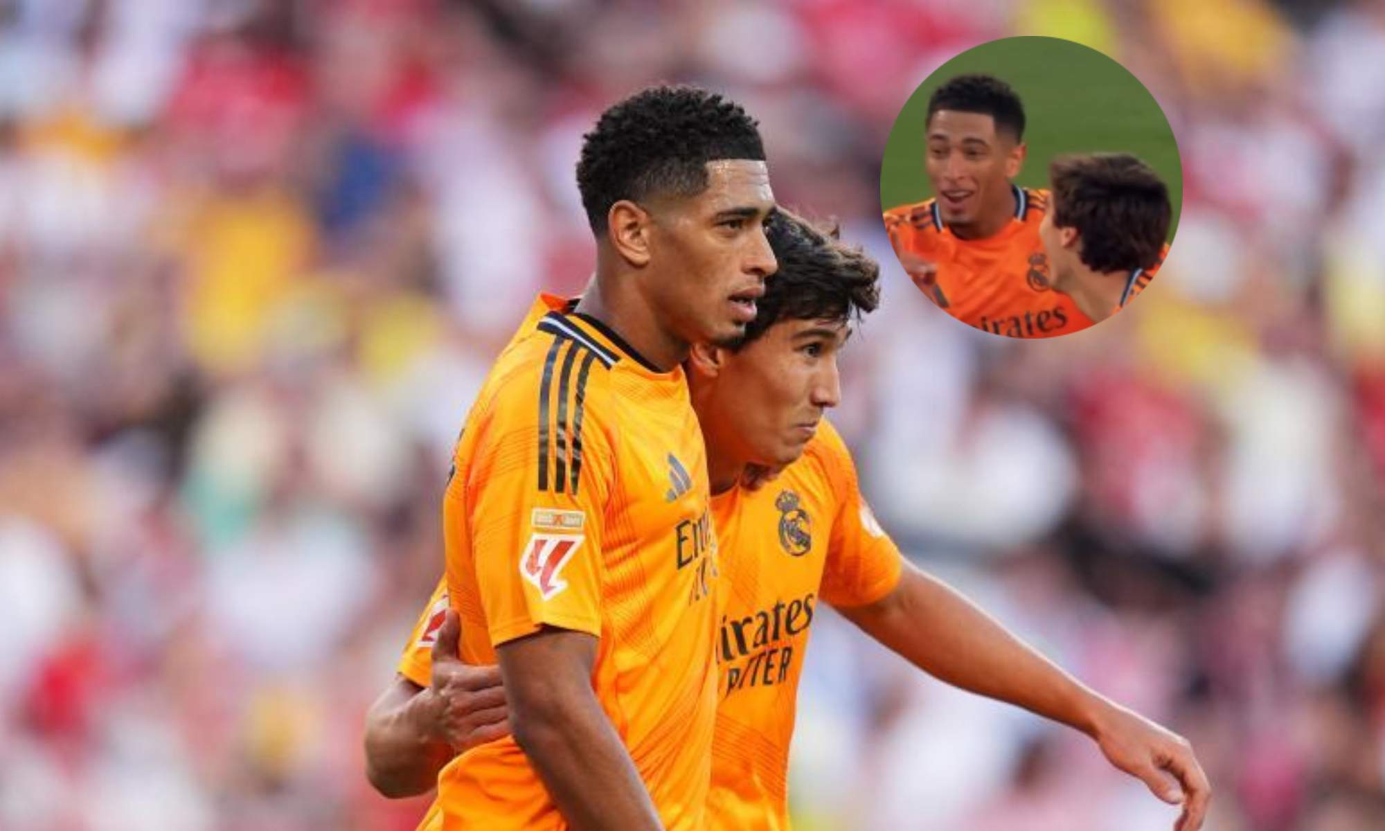 La imagen más insólita de Bellingham y Gonzalo García tras el 0-2 en ...