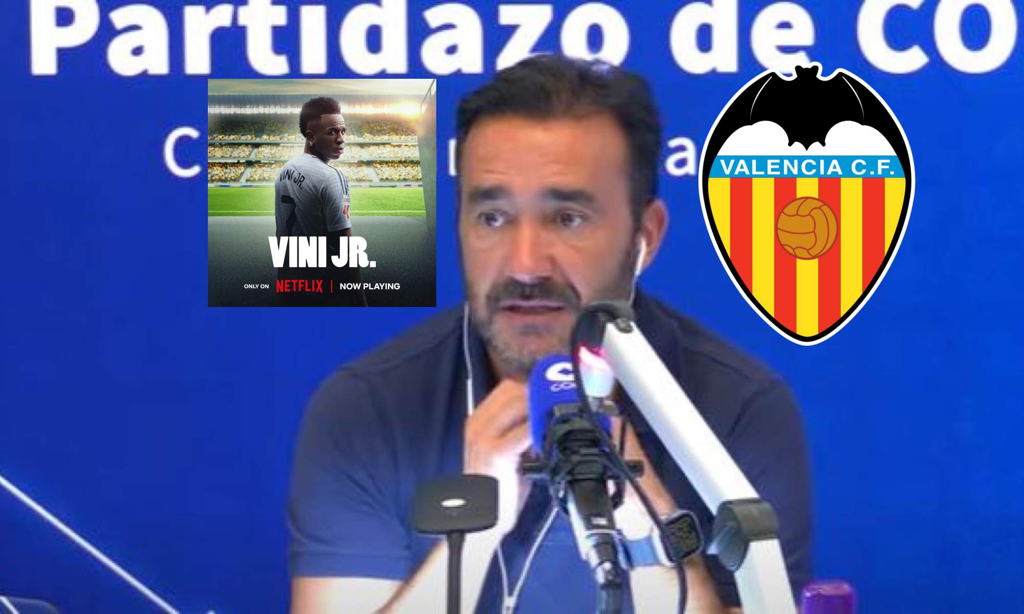 Juanma Castaño se moja sobre el documental de Vinicius y la amenaza del Valencia