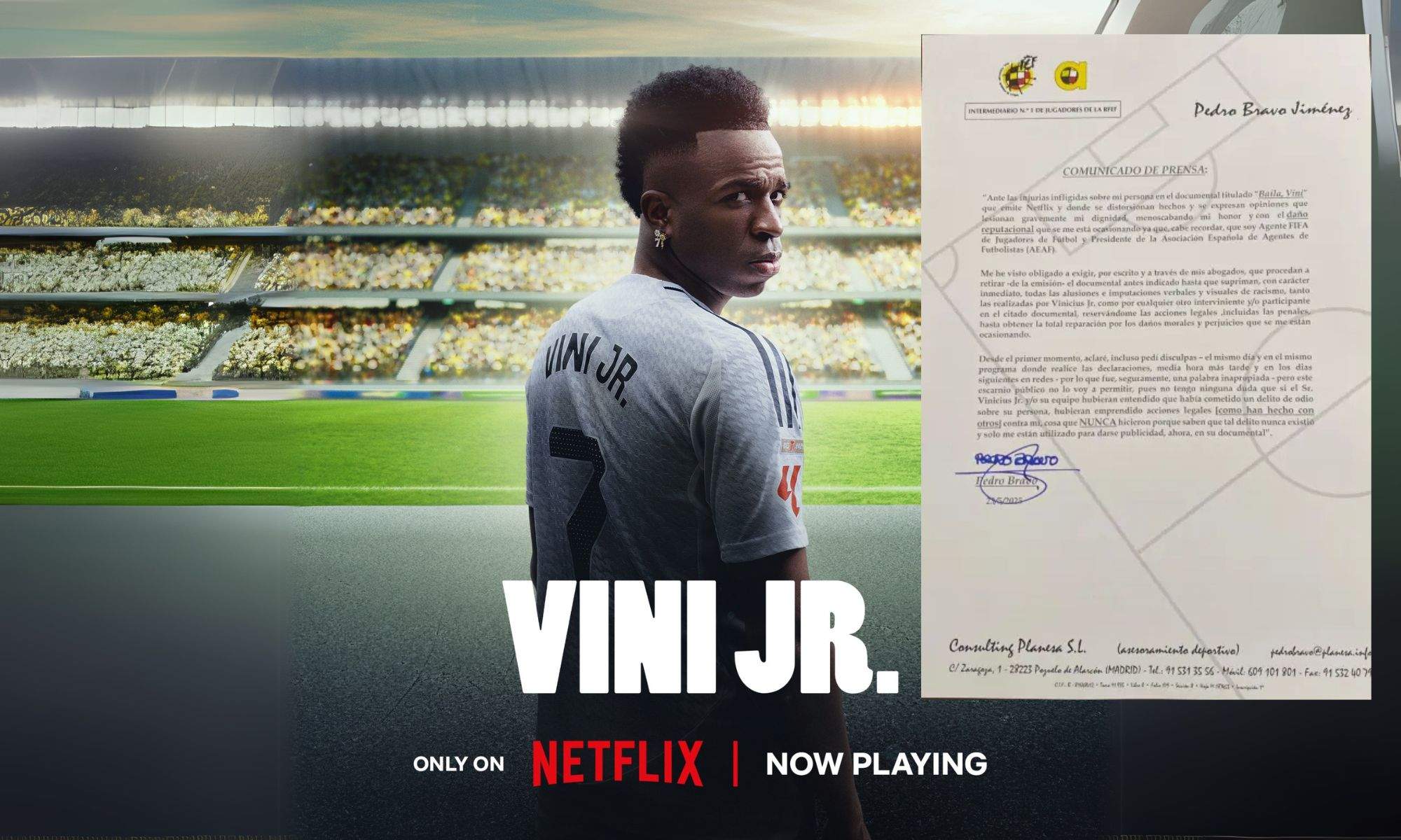 El tertuliano que llamó 'mono' a Vini estalla por su documental y amenaza: "Si no..."