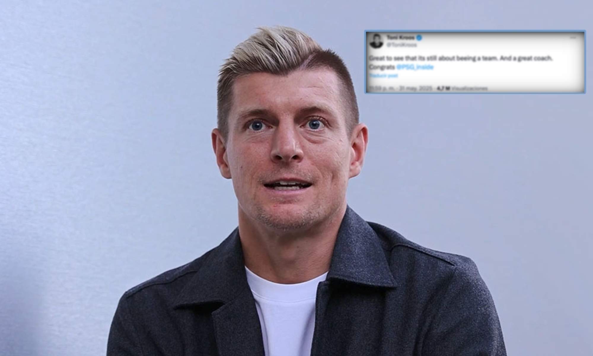 El súbito mensaje de Kroos a Luis Enrique y el PSG por ganar la ...