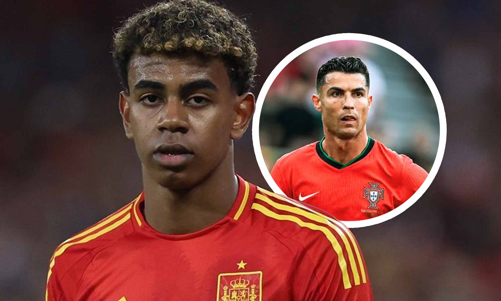 El feo gesto de Lamine Yamal a espaldas de Cristiano Ronaldo, su edad ...