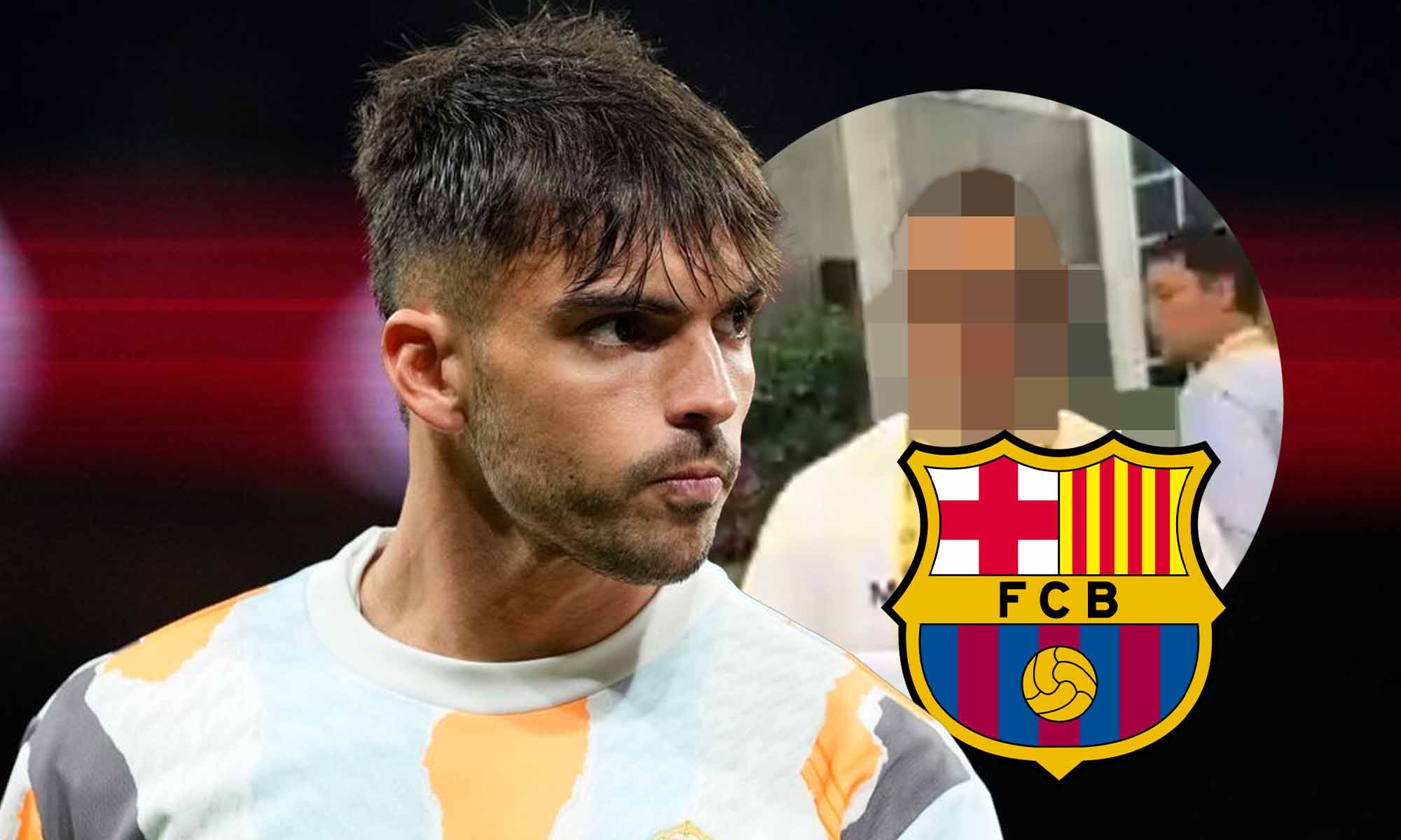 El gesto de Asencio con un famoso seguidor del Barça, se fue a por él ...