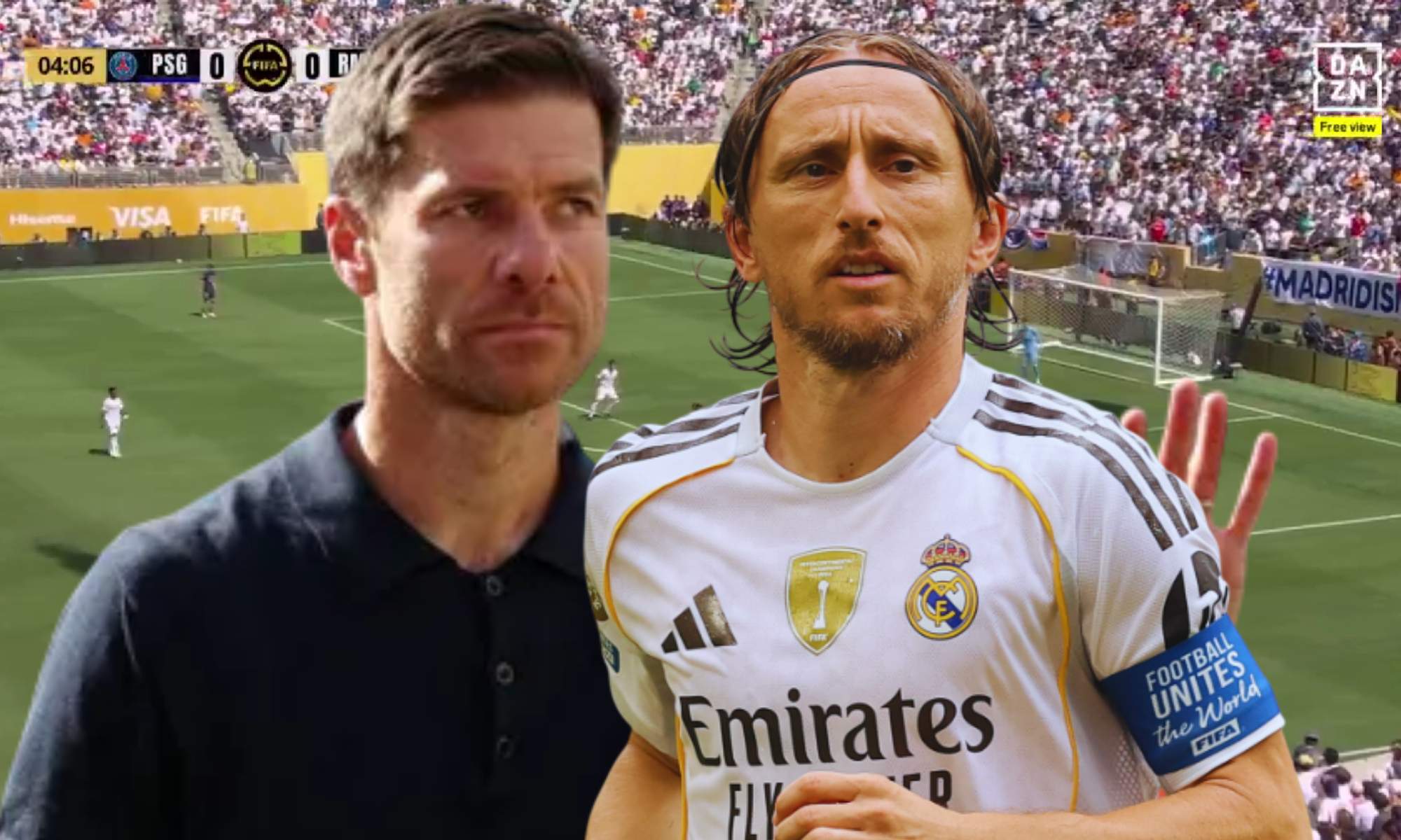 Xabi Alonso fue a por Modric después del partido, todo el madridismo lo ...