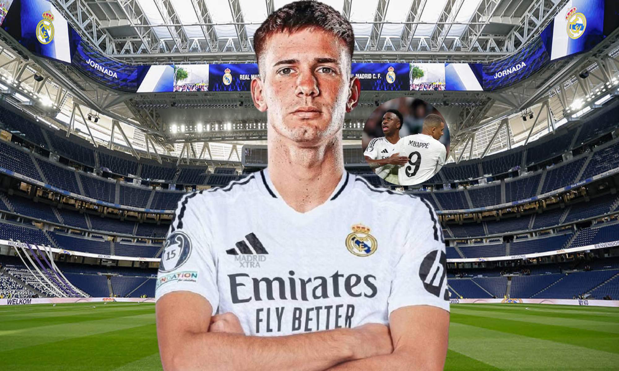 Mastantuono se dirige a Mbappé y Vini en pleno debate sobre su futuro: "No puedo..."