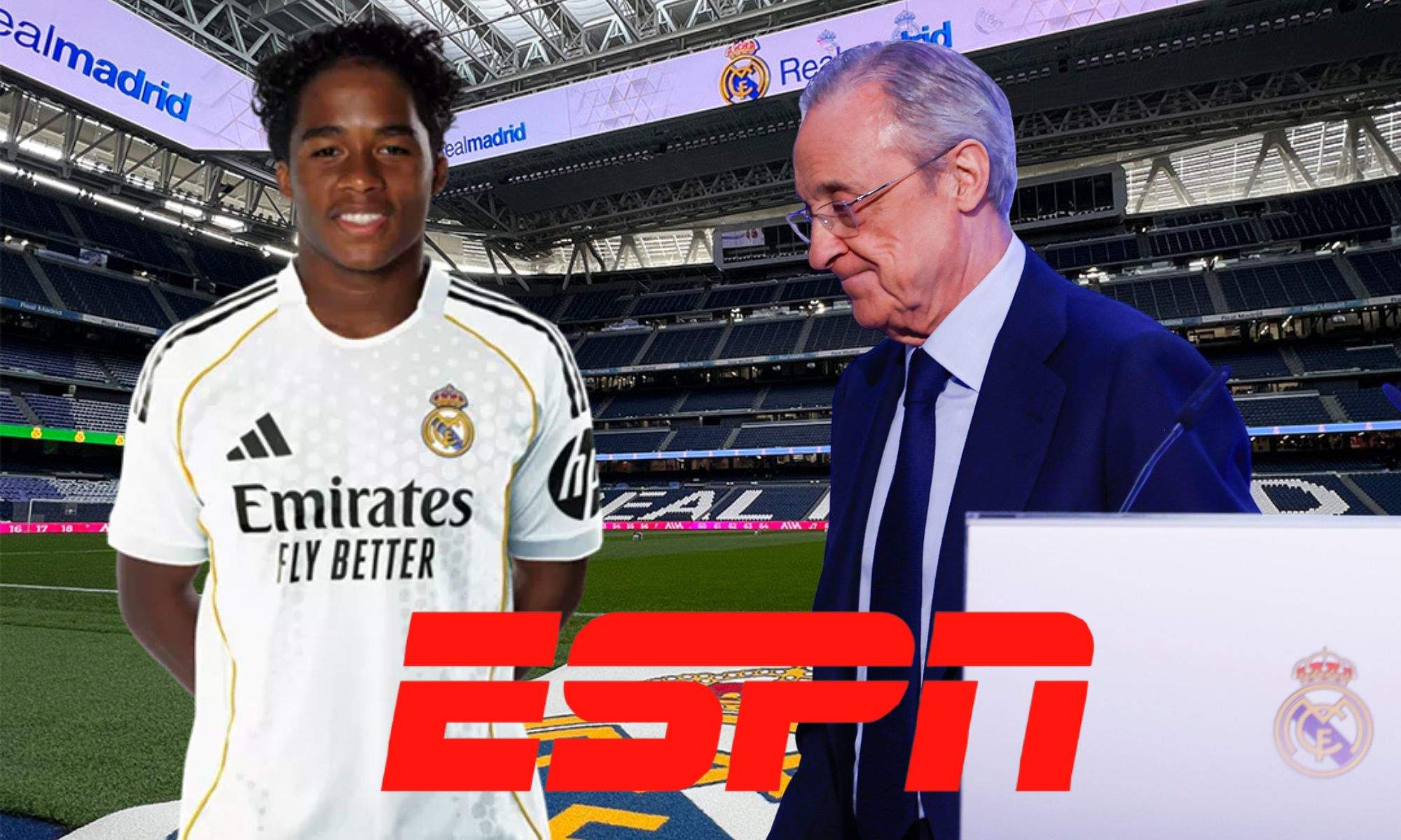 ESPN desvela las diferencias entre Real Madrid y Endrick, el brasileño ya ha decidido