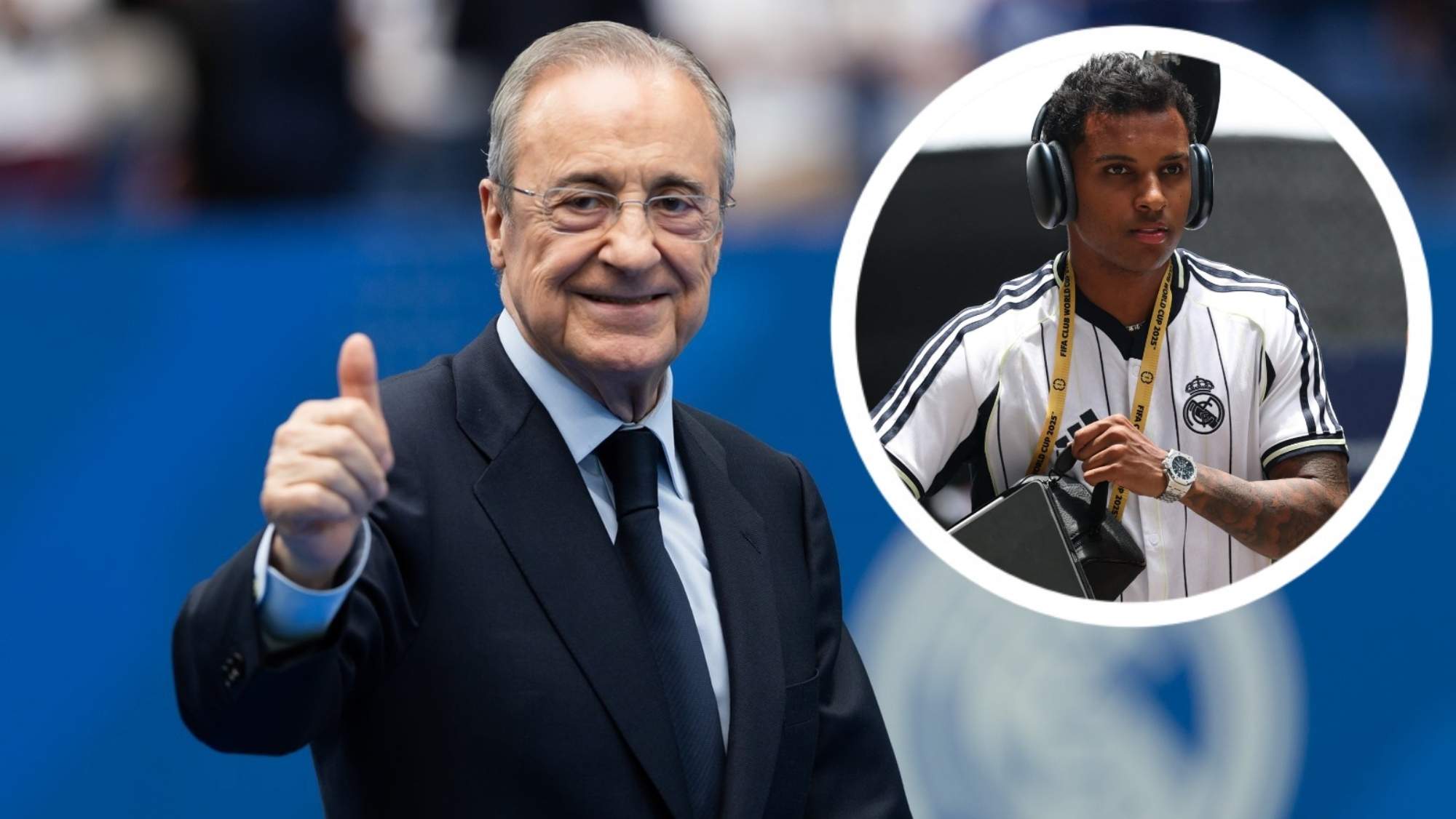 Florentino acepta la salida de Rodrygo del Real Madrid... pero pone 2 ...