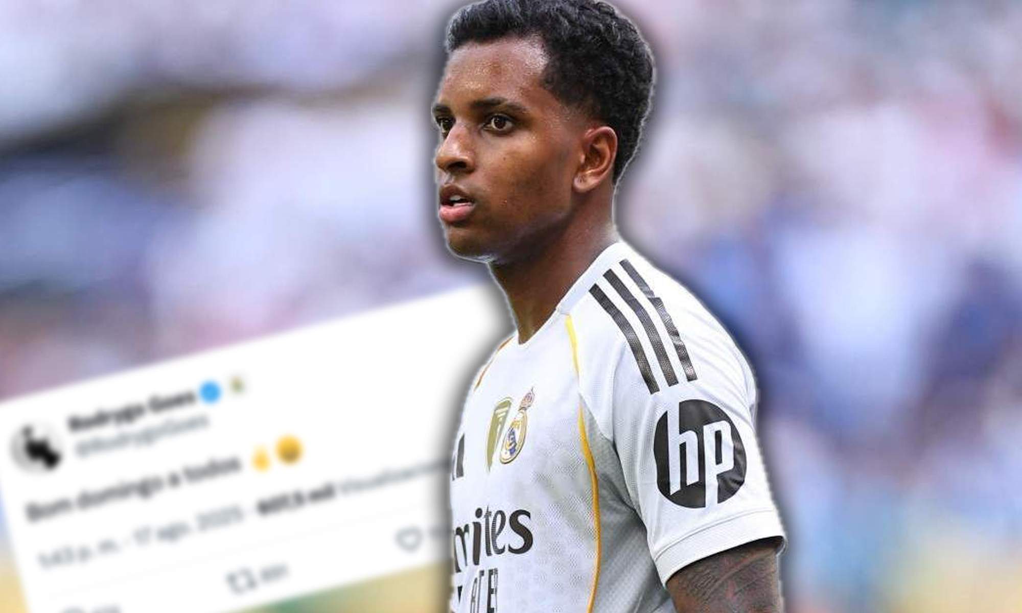 El enigmático mensaje de Rodrygo tras llegar tarde al entrenamiento del ...