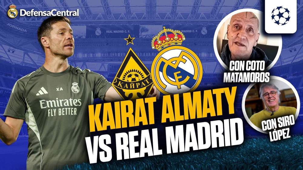 Ya en directo la tertulia de análisis del Kairat Almaty - Real Madrid