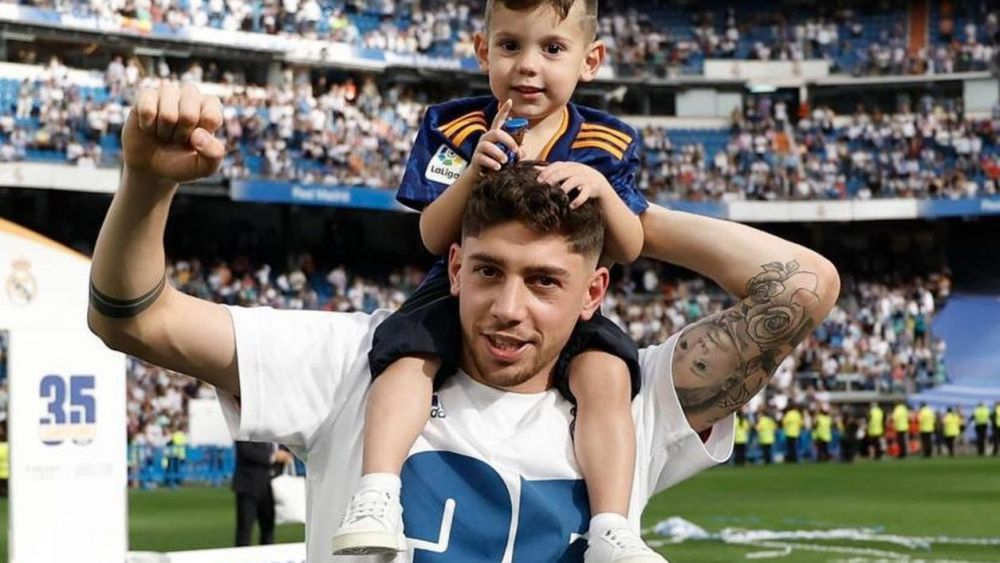 Benicio, el hijo de Fede Valverde, es toda una estrella por momentazos ...